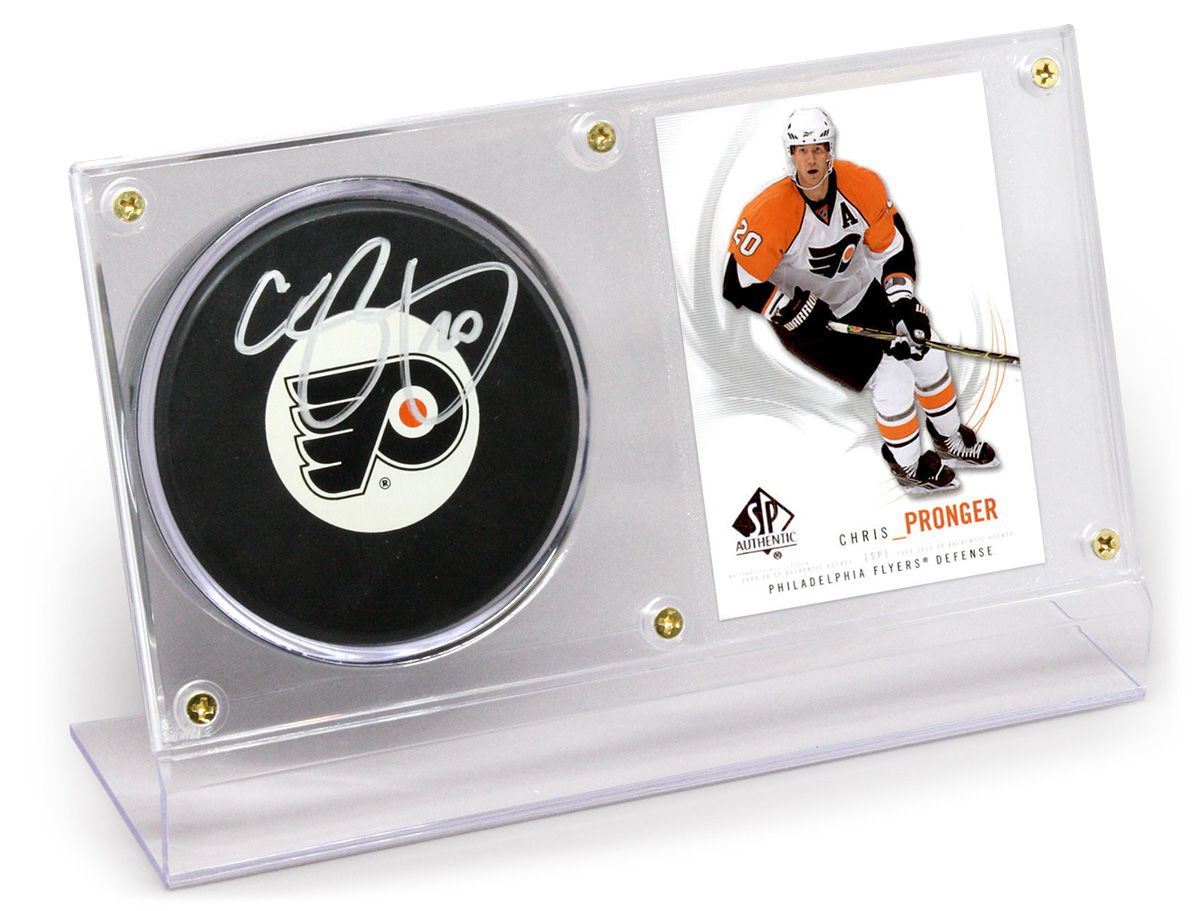 Hockey Puck and Card Display Case Acrylic Base | Free Shipping ...