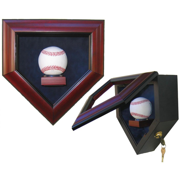One Baseball Custom Hand Crafted Wood Cabinet Display Case ...