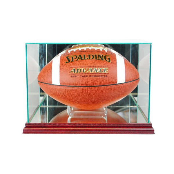 Football Rectangle Glass Display Case | Free Shipping - Memorabilia ...