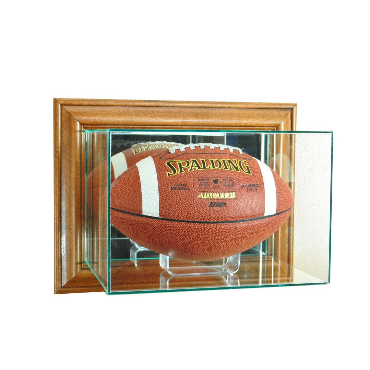 Wall Mounted Football Glass Display Case | Ships Free - Memorabilia ...
