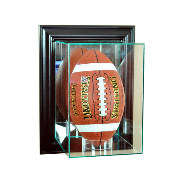 Wall Mounted Football Upright Glass Display Case | Free Shipping ...