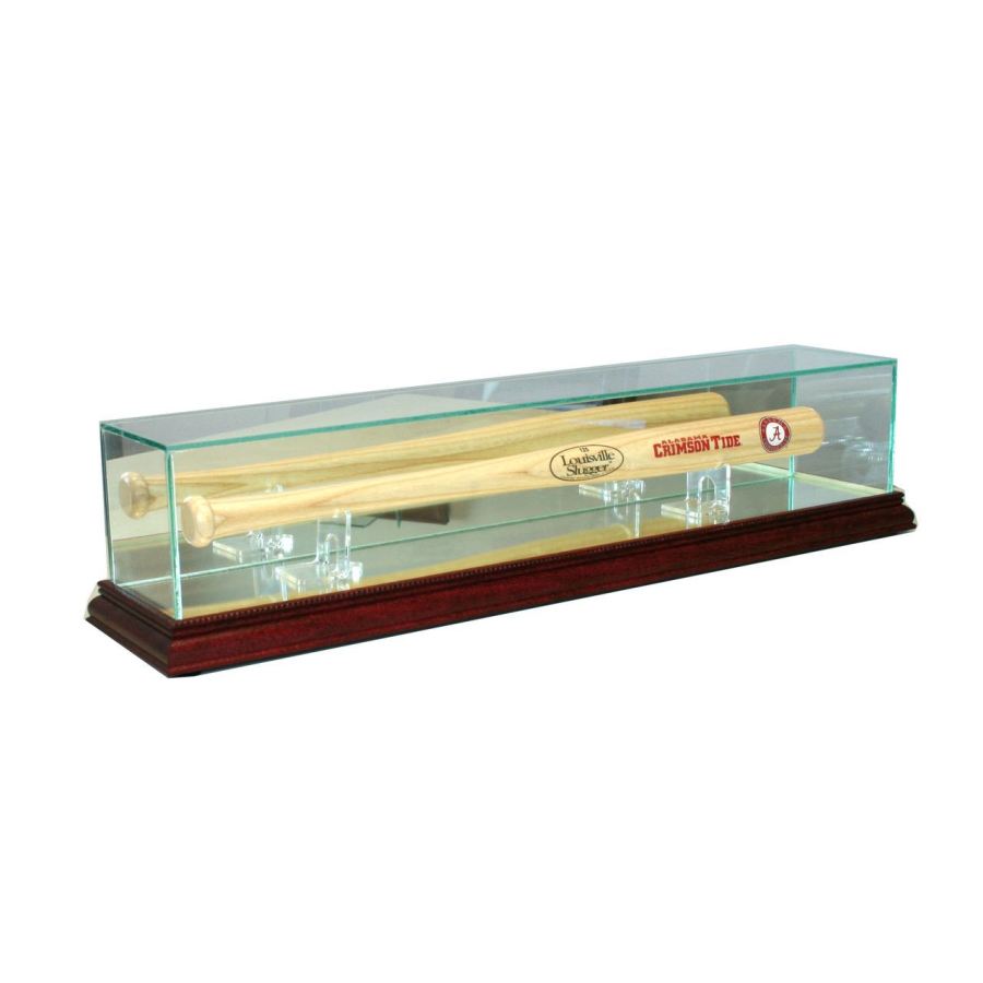 Mini Baseball Bat Glass Display Case | Free Shipping - Memorabilia Displays