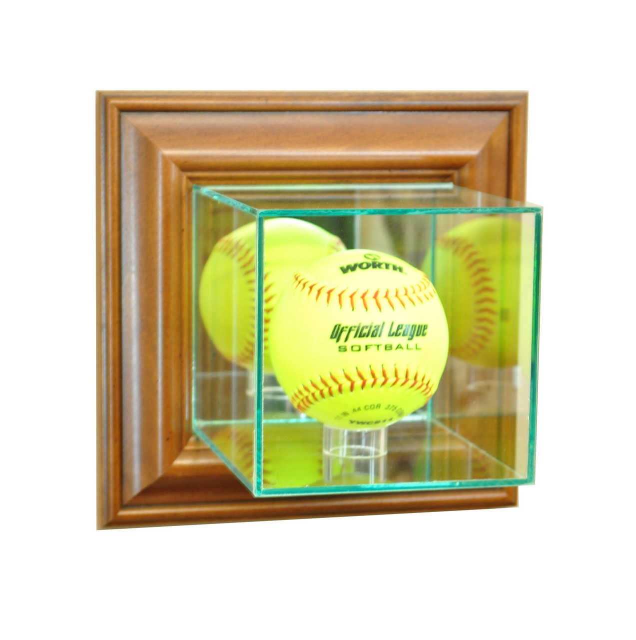 Wall Mounted Softball Display Case | UV Protection | Free Shipping ...