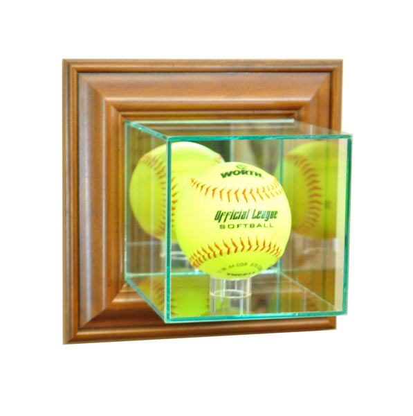 Wall Mounted Softball Display Case | UV Protection | Free Shipping ...