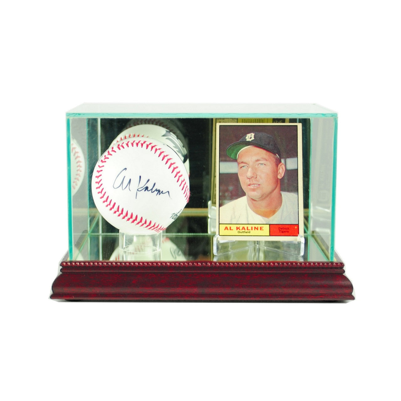 Baseball And Card Glass Display Case | Free Shipping - Memorabilia Displays