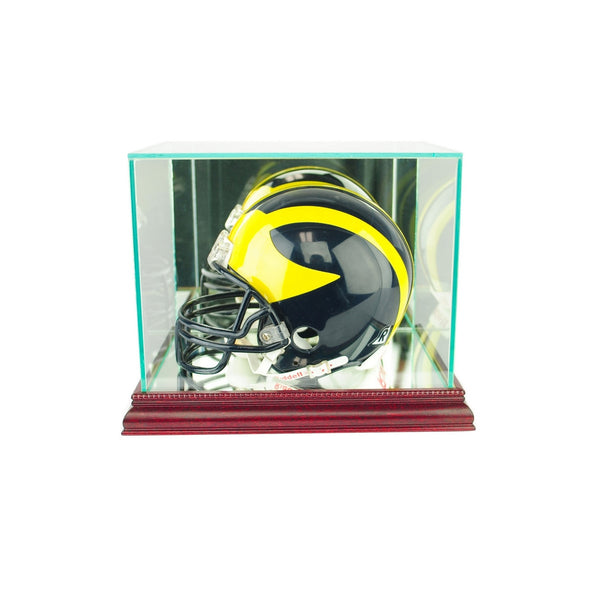 Mini Football Helmet Glass Display Case | Free Shipping - Memorabilia ...