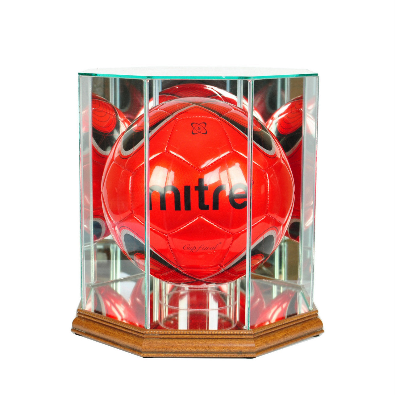 Soccer Ball Octagon Glass Display Case | Free Shipping - Memorabilia ...