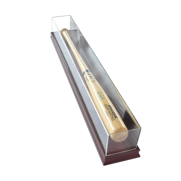 Baseball Bat Cherry Wood Base Display Case | Free Shipping Store Wide ...