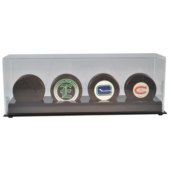 Four Hockey Puck Display Case Acrylic Base | Free Shipping ...