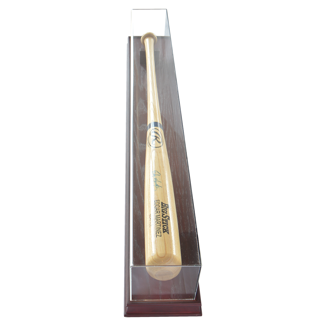Baseball Bat Cherry Wood Base Display Case | Free Shipping Store Wide ...