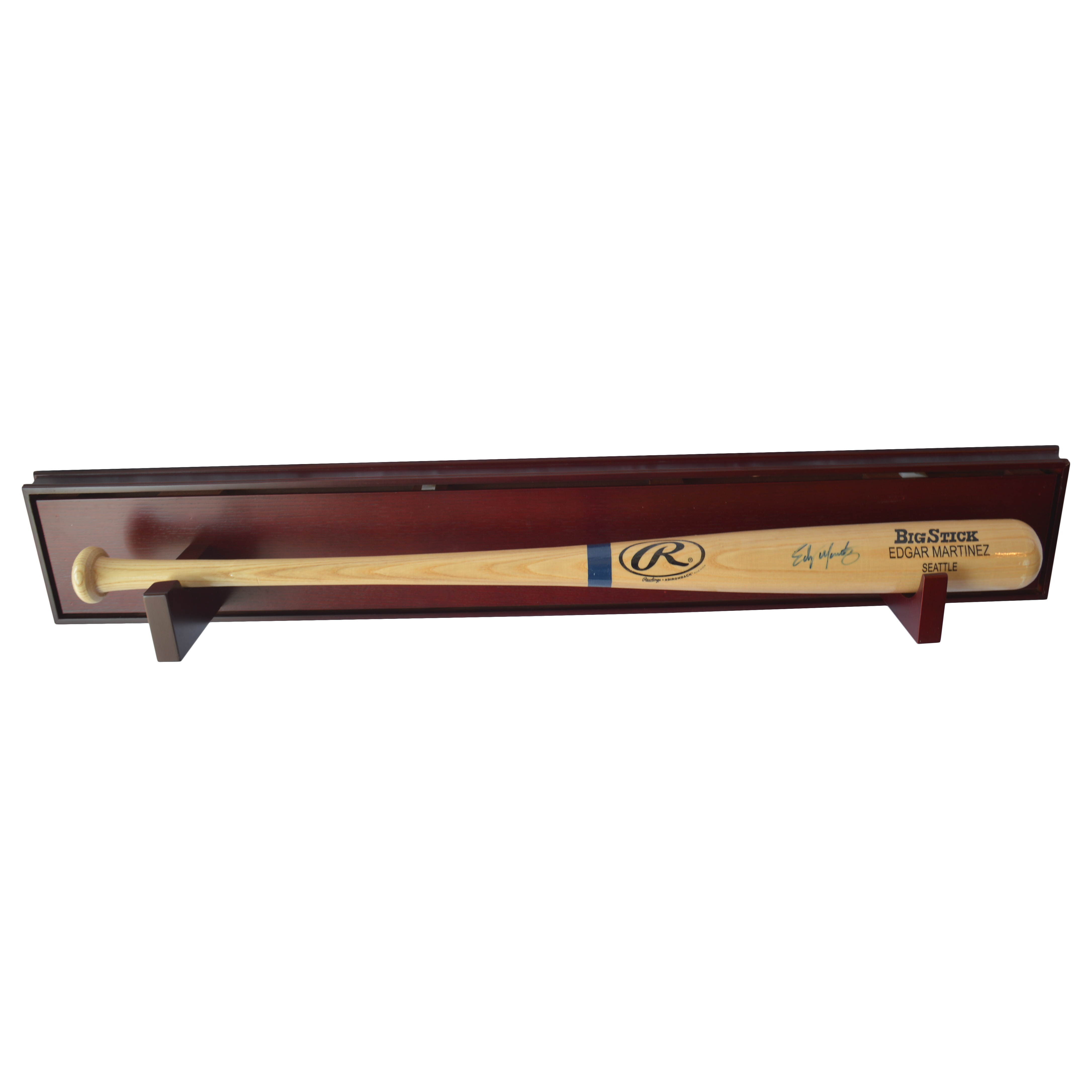 Baseball Bat Wood Base Wall Mount Display Case | Free Shipping ...
