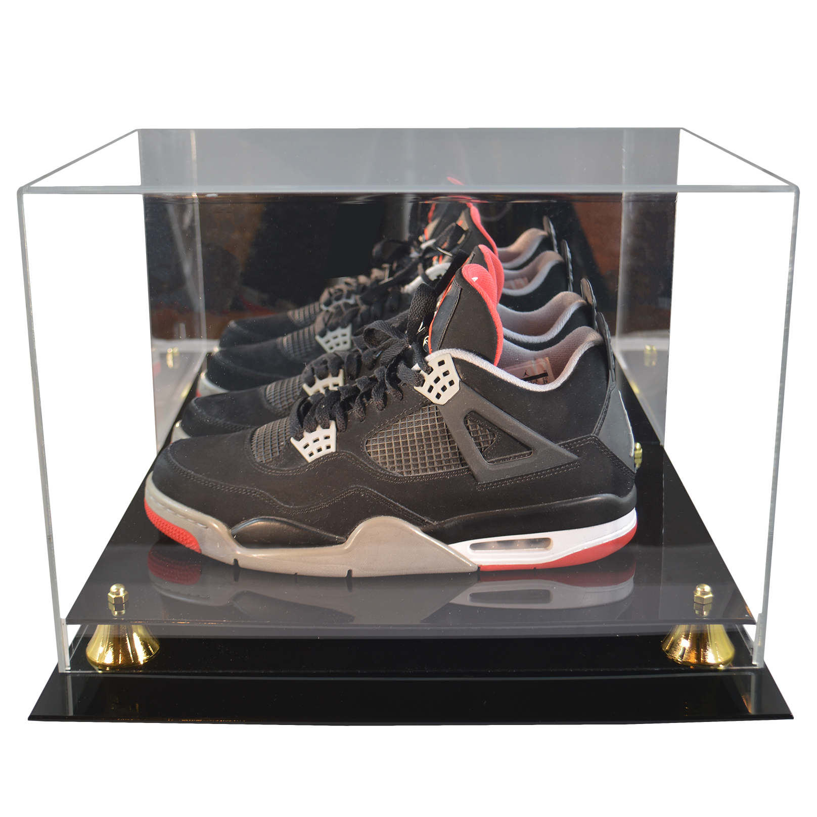 Double Shoe Display Case | Premium Quality | Free Shipping Store Wide ...