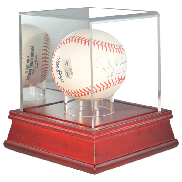 Baseball Cherry Wood Base Display Case | Free Shipping Store Wide ...