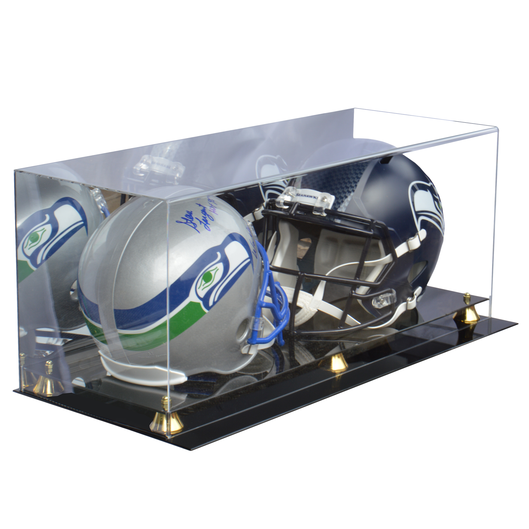 Double Full Size Football Helmet Display Case | Free Shipping ...