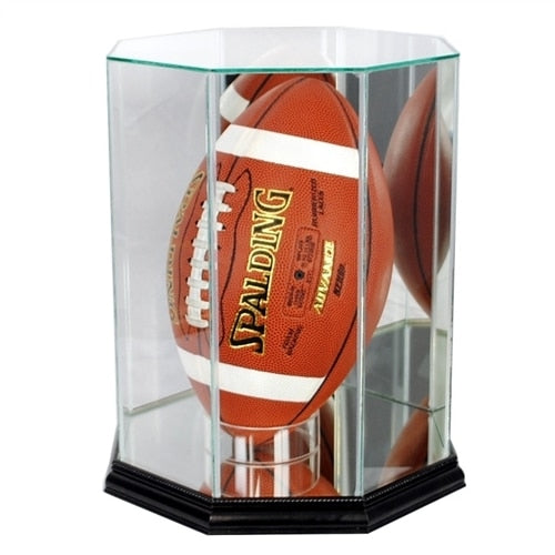 Upright Football Glass Display Case | UV Protection | Ships Free ...
