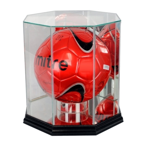 Soccer Ball Octagon Glass Display Case | Free Shipping - Memorabilia ...